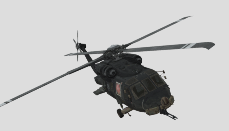 3D Helicopter | Rotate by Mouse - Unique Foundation