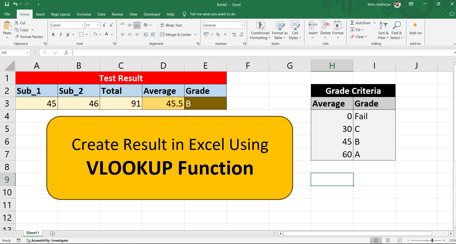 Create Result Using Vlookup Archives Unique Foundation 